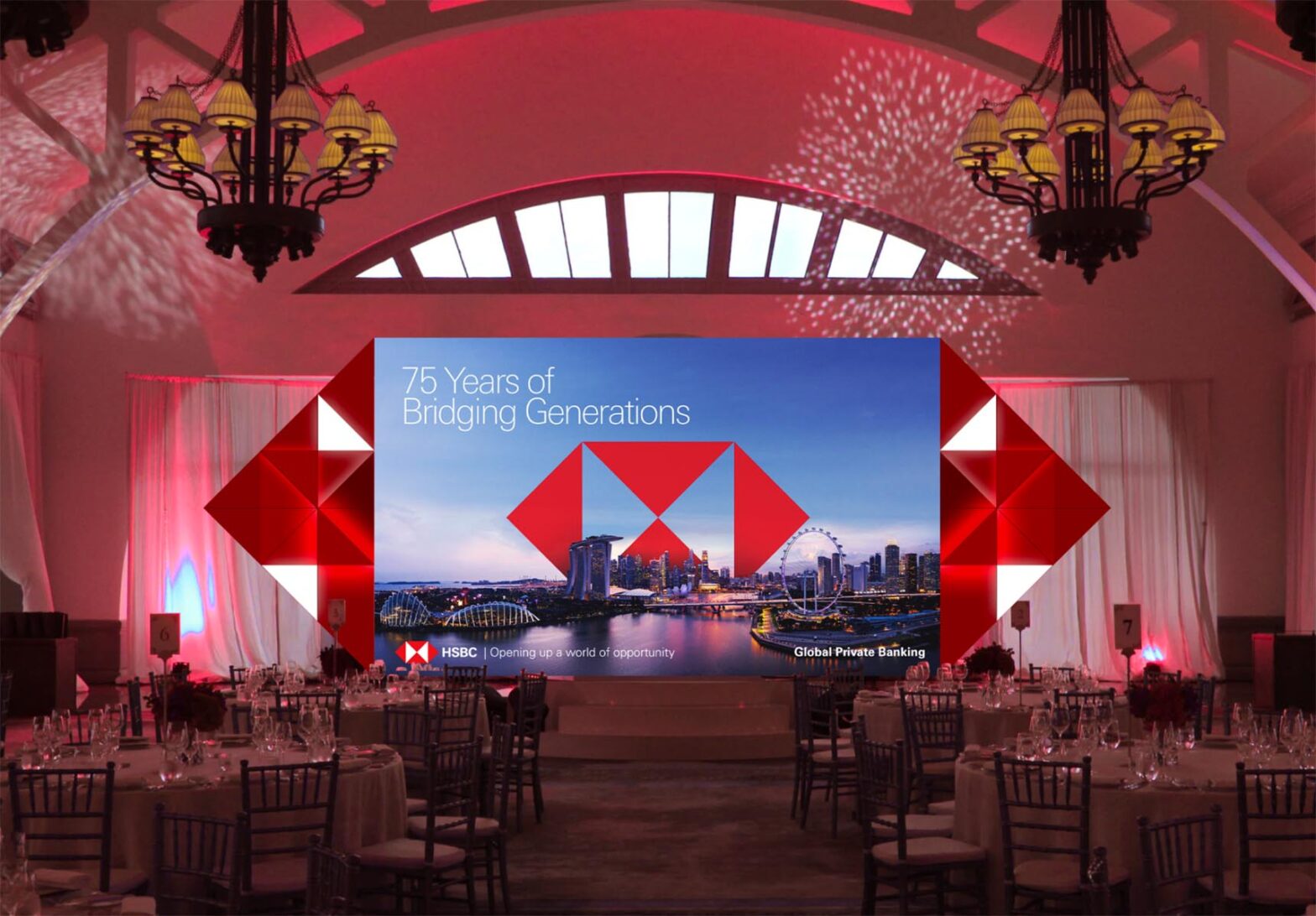 HSBC Trustee 75th Anniversary - Soda Plus Creative Design Studio